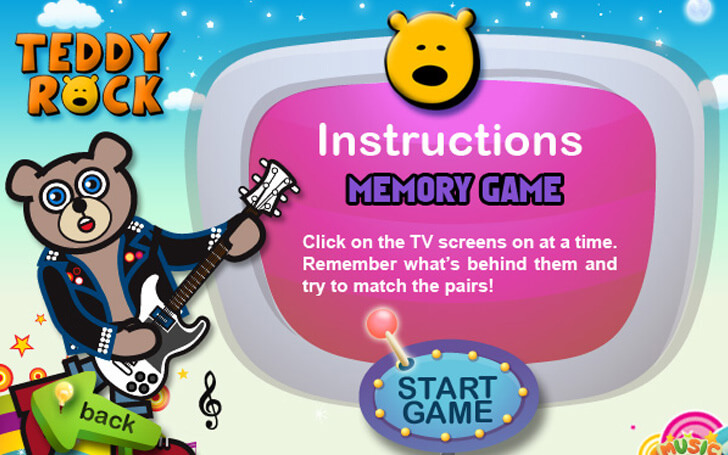 Game development I Brand Teddy Rock ABC for kids