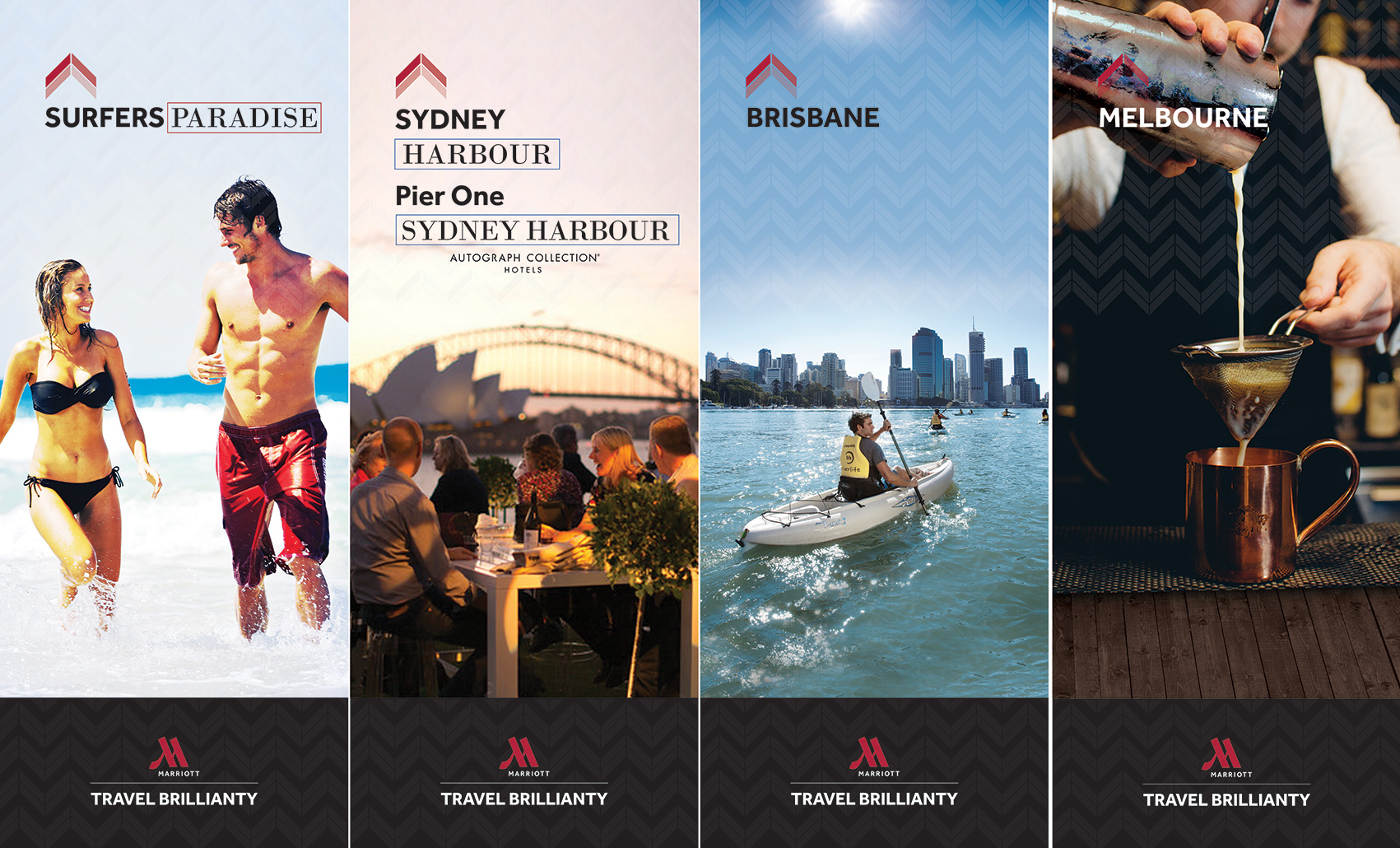 Marriott Travel Brilliantly Campaign Design in Australia | Pulse Agency